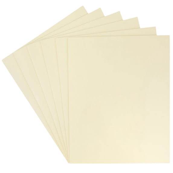 JAM Paper Glossy Two Pocket Folders, Ivory, 6 per Pack - Walmart.com
