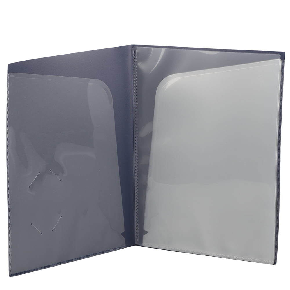 JAM Paper Heavy Duty Plastic Multi High Pocket Folders, 6 Pocket ...