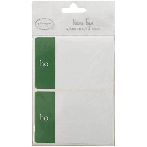 JAM Paper Holiday Gift Tag Stickers, Ho Ho Ho, 24/Pack - Walmart.com