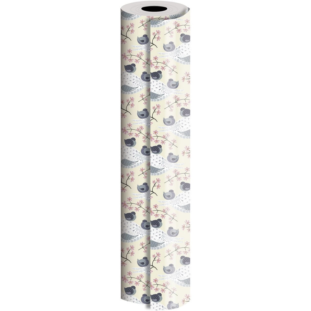 JAM Paper Industrial Bulk Wrapping Paper, 1/Pack, Lovey Dovey Gift Wrap ...