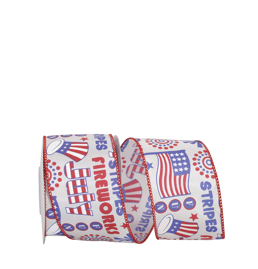 JAM Wire Edged Ribbon, 2 In x 3 Yards, 1/Pack, Green Wave Glitter ...