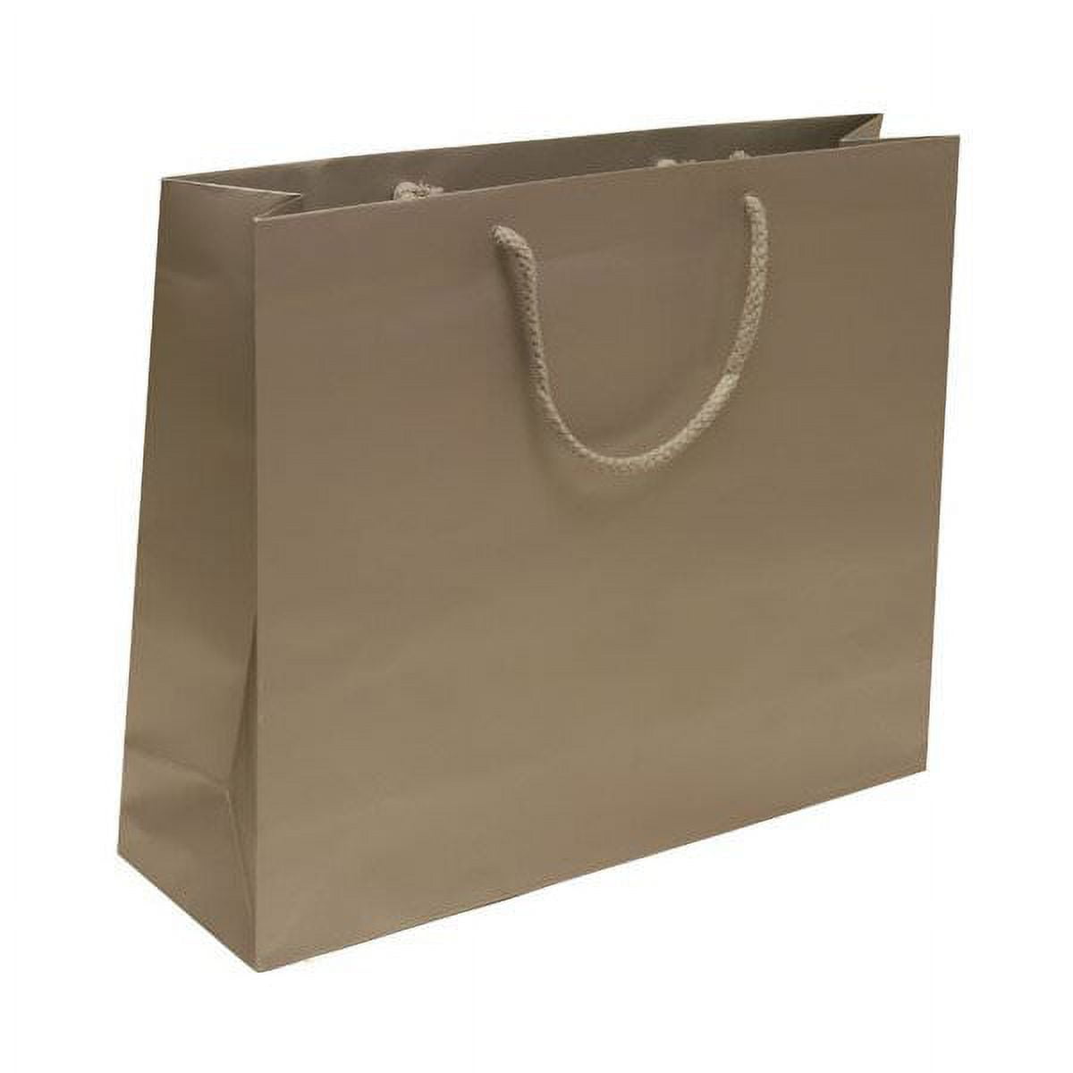 JAM Paper Matte Gift Bags, 16 x 13 x 4.75, Silver, 1/Pack, X, Large ...