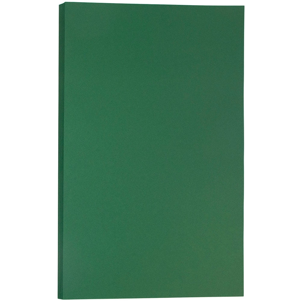 JAM Paper Matte Legal Paper, 8.5x14, 500/Pack, 28lb Dark Green ...