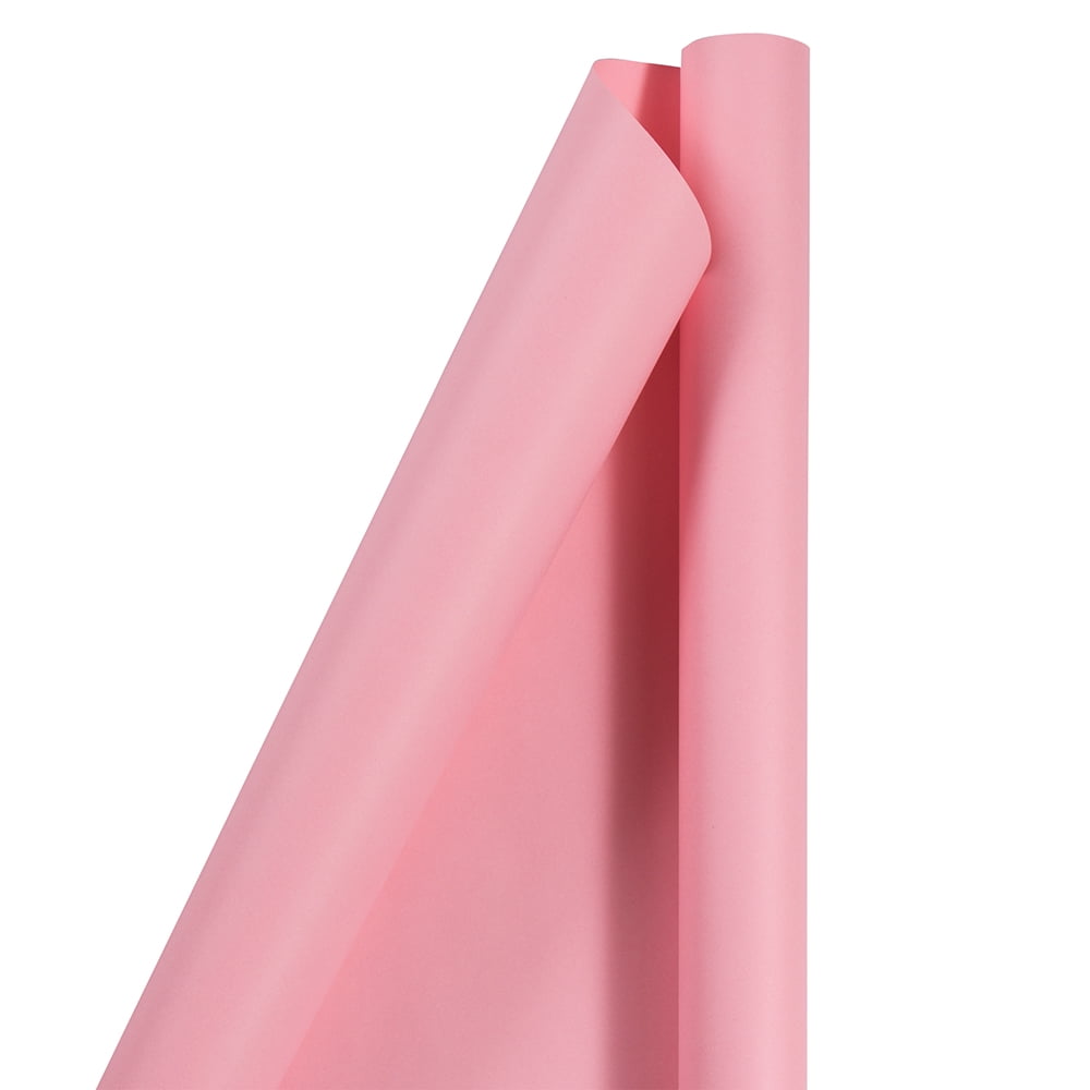 JAM Paper Matte Light Pink Paper Gift Wrap Paper, 25 sq ft. - Walmart.com