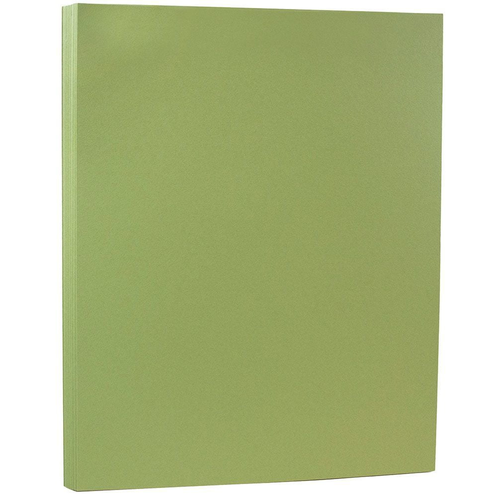 JAM Paper Matte Paper, 8.5 x 11, 28lb Olive Green, 50/Pack - Walmart.com