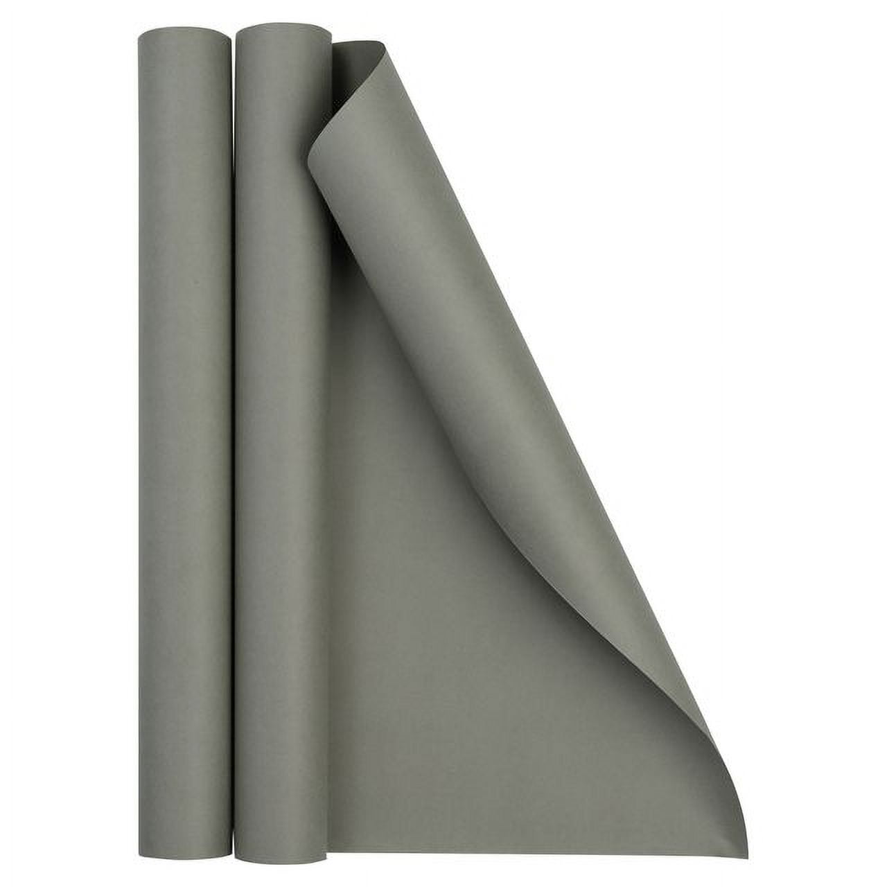 JAM Paper Matte Wrapping Paper, 52.6 Sq ft Total (17 in x 18 Ft Each ...