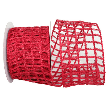 JAM Paper Plaid Dupioni Classic Diagonal Luxe Red Backed Wired Edge ...