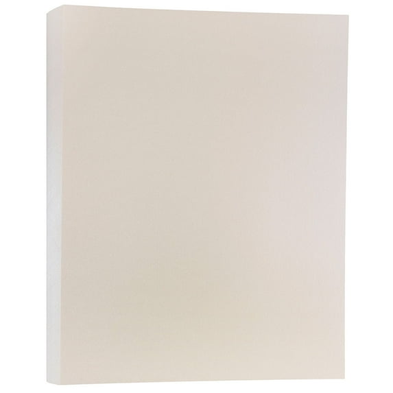 JAM Paper Metallic Cardstock, 8 1/2 x 11, 110lb Opal, 50 per Pack ...
