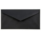 JAM Paper Monarch Envelopes, 3 7/8 x 7 1/2, Black Linen, 50 per Pack ...