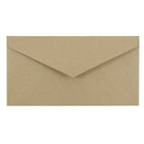 JAM Paper Monarch Envelopes, 3.9x7.5, Brown Kraft, 500/Box, Brown Kraft ...