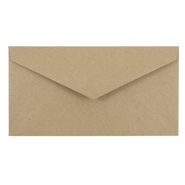 JAM Paper Monarch Envelopes, 3.9x7.5, Brown Kraft, 500/Box, Brown Kraft ...