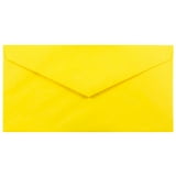 JAM Paper Monarch Envelopes, 3.9x7.5, Yellow, 25/Pack - Walmart.com