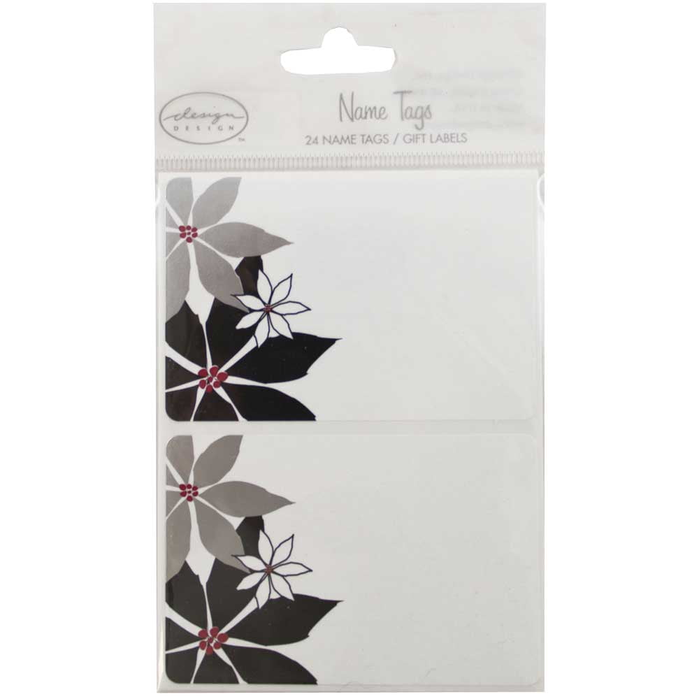 JAM Paper Name Tag Gift Labels, Flower Color Border, 24/Pack - Walmart.com