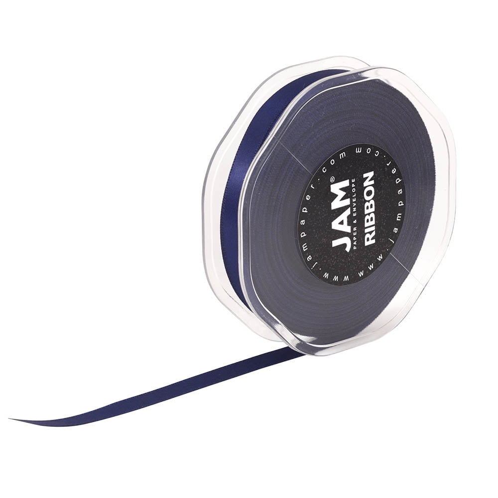 JAM Paper Navy Blue Ribbon, 3/8in x 25yd, 1 Pack - Walmart.com