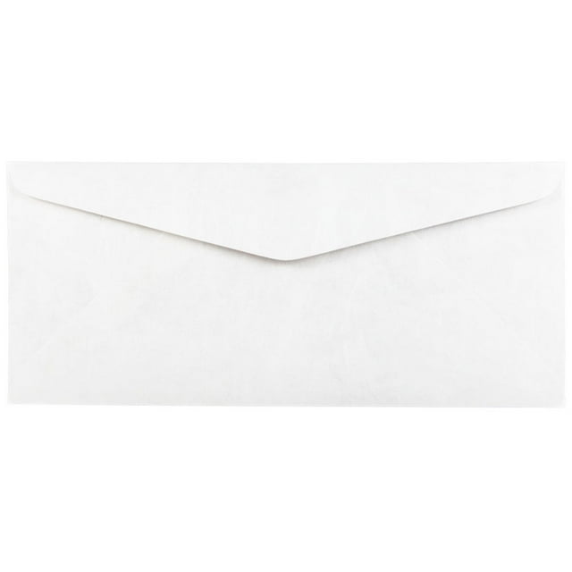JAM Paper No. 10 Business Tyvek Tear-Proof Envelopes, 4 1/8 x 9 1/2 ...