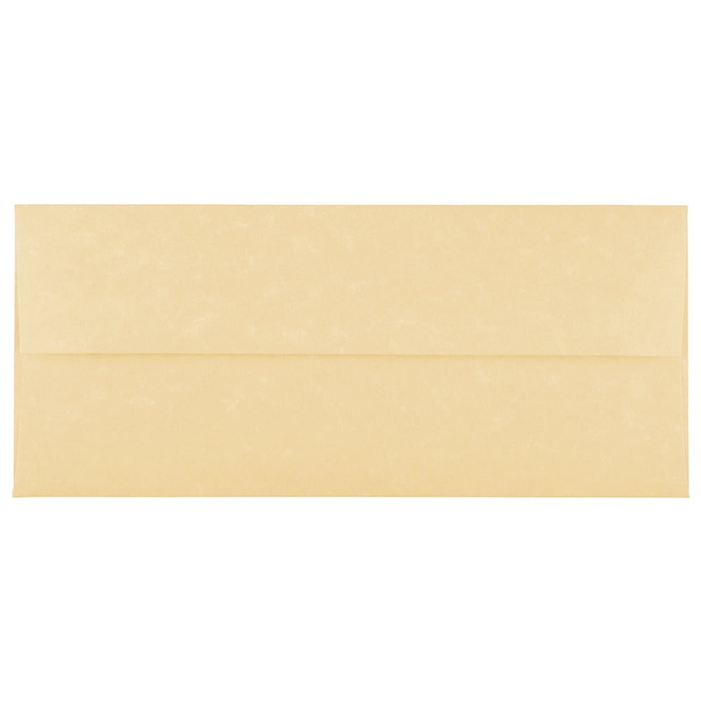 JAM Paper No. 10 Envelopes, 4 1/8 x 9 1/2, Gold Parchment, 25/Pack ...