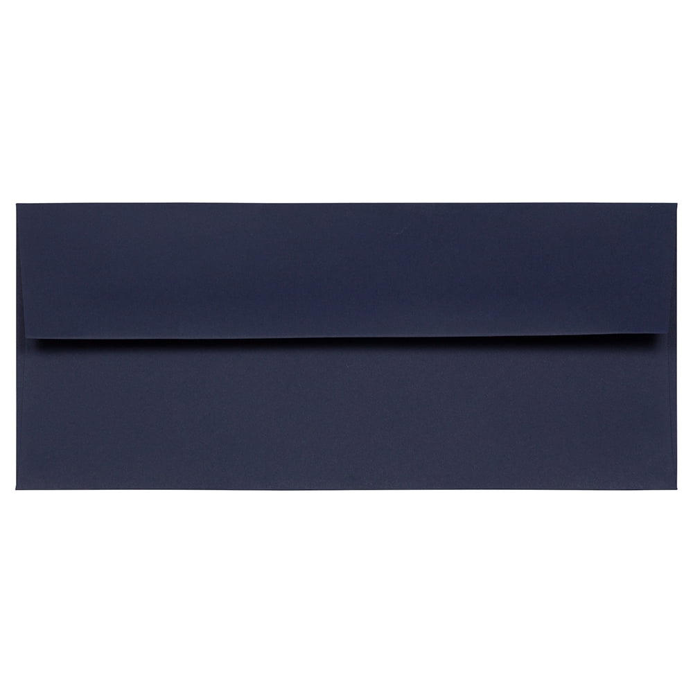 JAM Paper No. 10 Envelopes, 4 1/8 x 9 1/2, Navy Blue, 50/Pack - Walmart.com