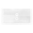 JAM Paper No. 10 Plastic Envelopes, 5 1/4 x 10, Clear, Button String ...