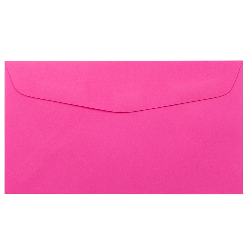 JAM Paper No. 6 3/4 Envelopes, 3 5/8 x 6 1/2, Fuchsia Pink, 50/Pack ...