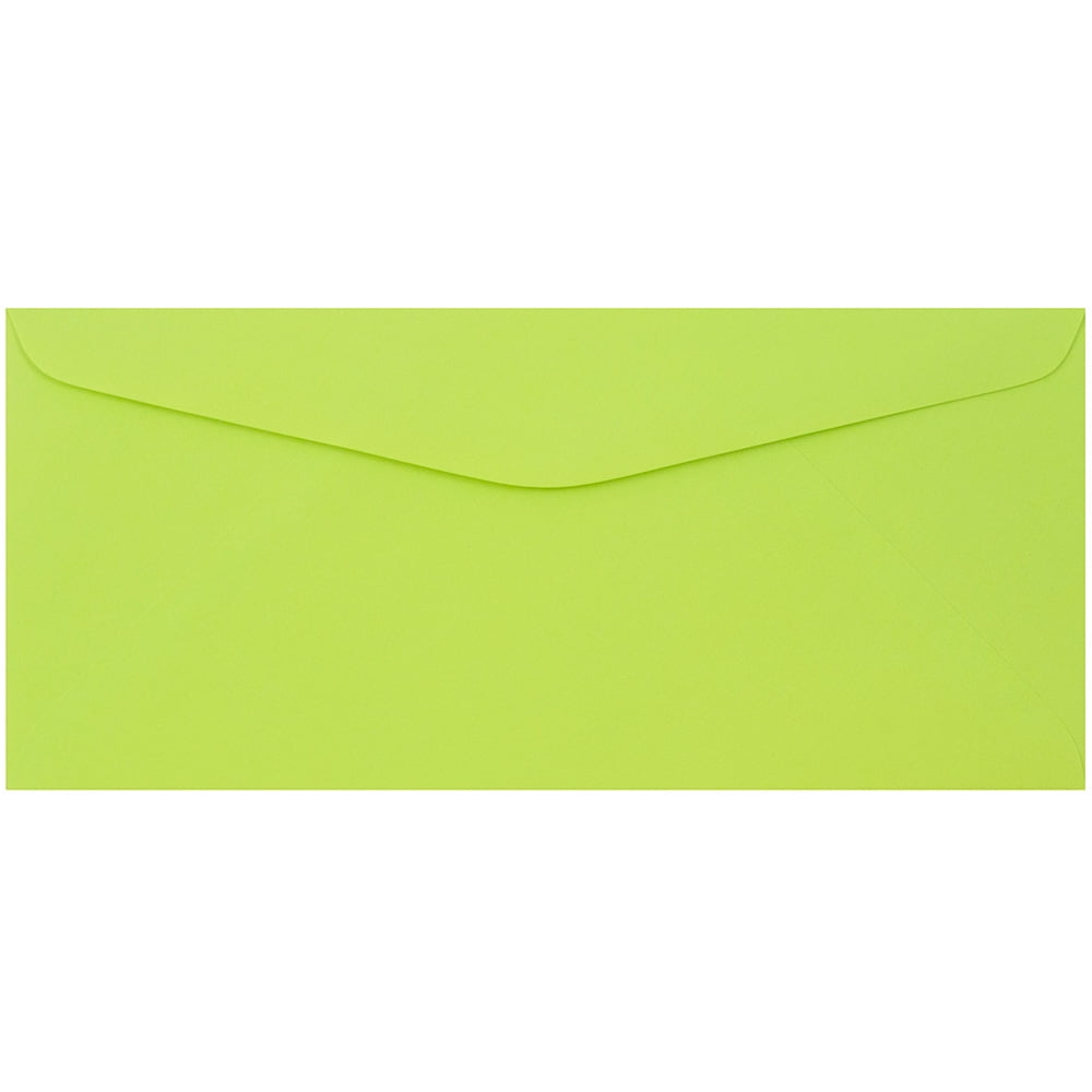 JAM Paper No. 9 Envelopes, 3 7/8 x 8 7/8, Lime Green, 50/Pack - Walmart.com