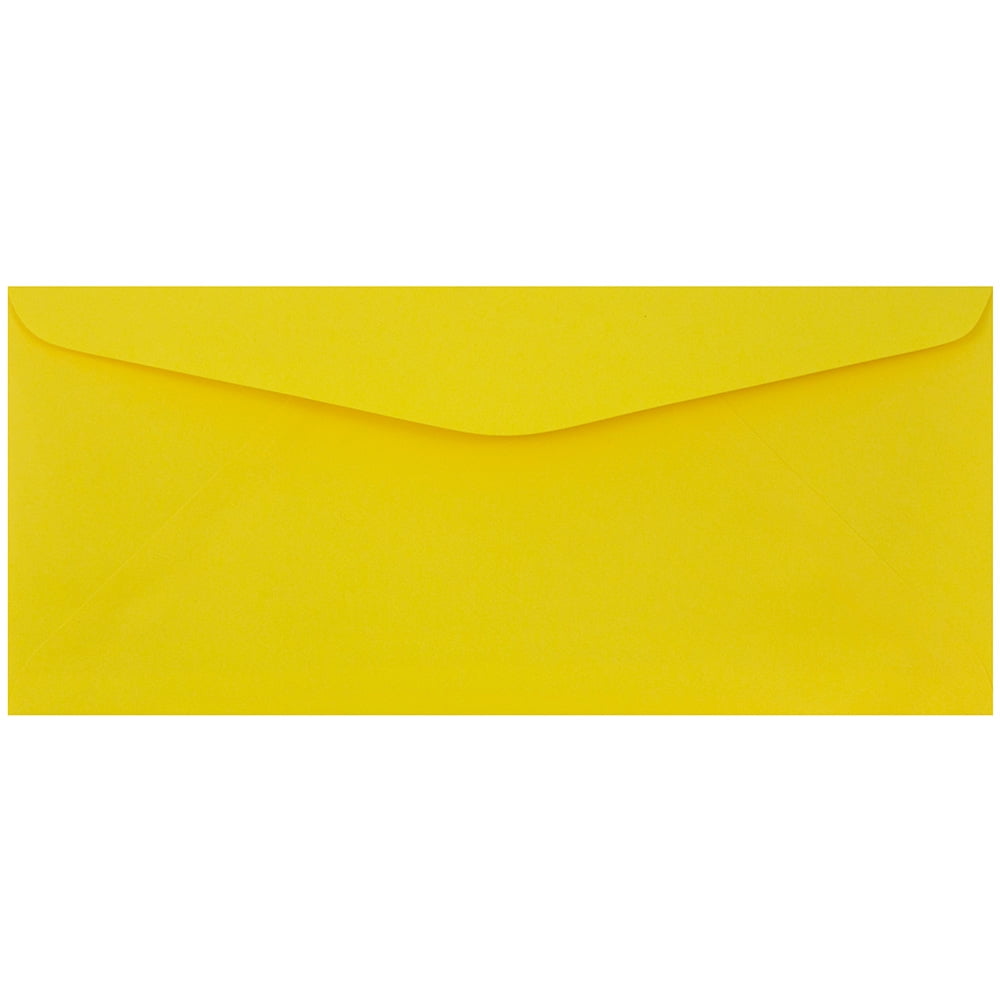 JAM Paper No. 9 Envelopes, 3 7/8 x 8 7/8, Yellow, 50/Pack - Walmart.com