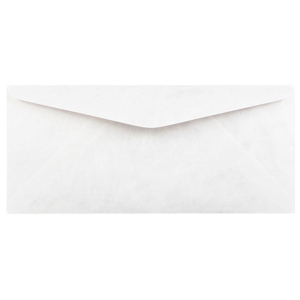 JAM Paper No. 9 Tyvek Tear-Proof Envelopes, 3 7/8 x 8 7/8, White, 25/Pack - Walmart.com