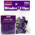 JAM Paper Office Desk Supplies, Purple, 2/Pack, 1 Paper Clips & 1 ...