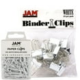 JAM Paper Office Desk Supplies, White, 2/Pack, 1 Paper Clips & 1 Binder ...