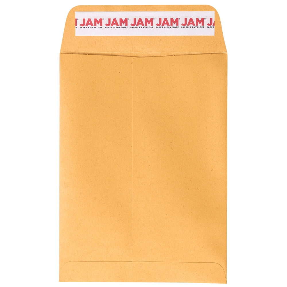 JAM Paper Open End Catalog Envelopes, 5-1/2" x 7-1/2", Brown Kraft ...