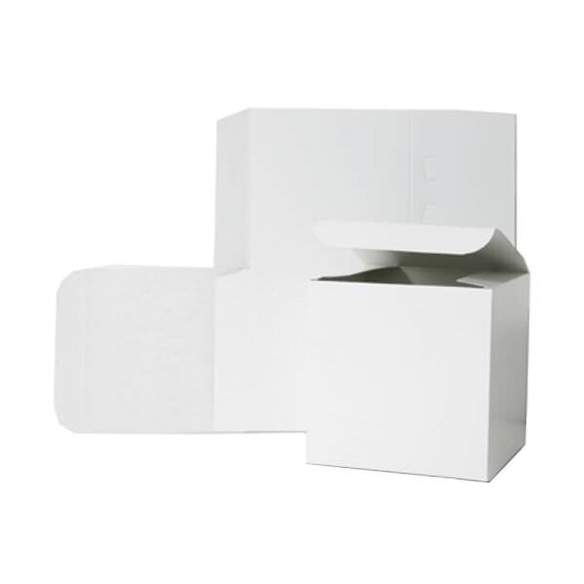 JAM Paper Open Lid Gift Box, 7 x 7 x 7, White, 1/Pack - Walmart.com