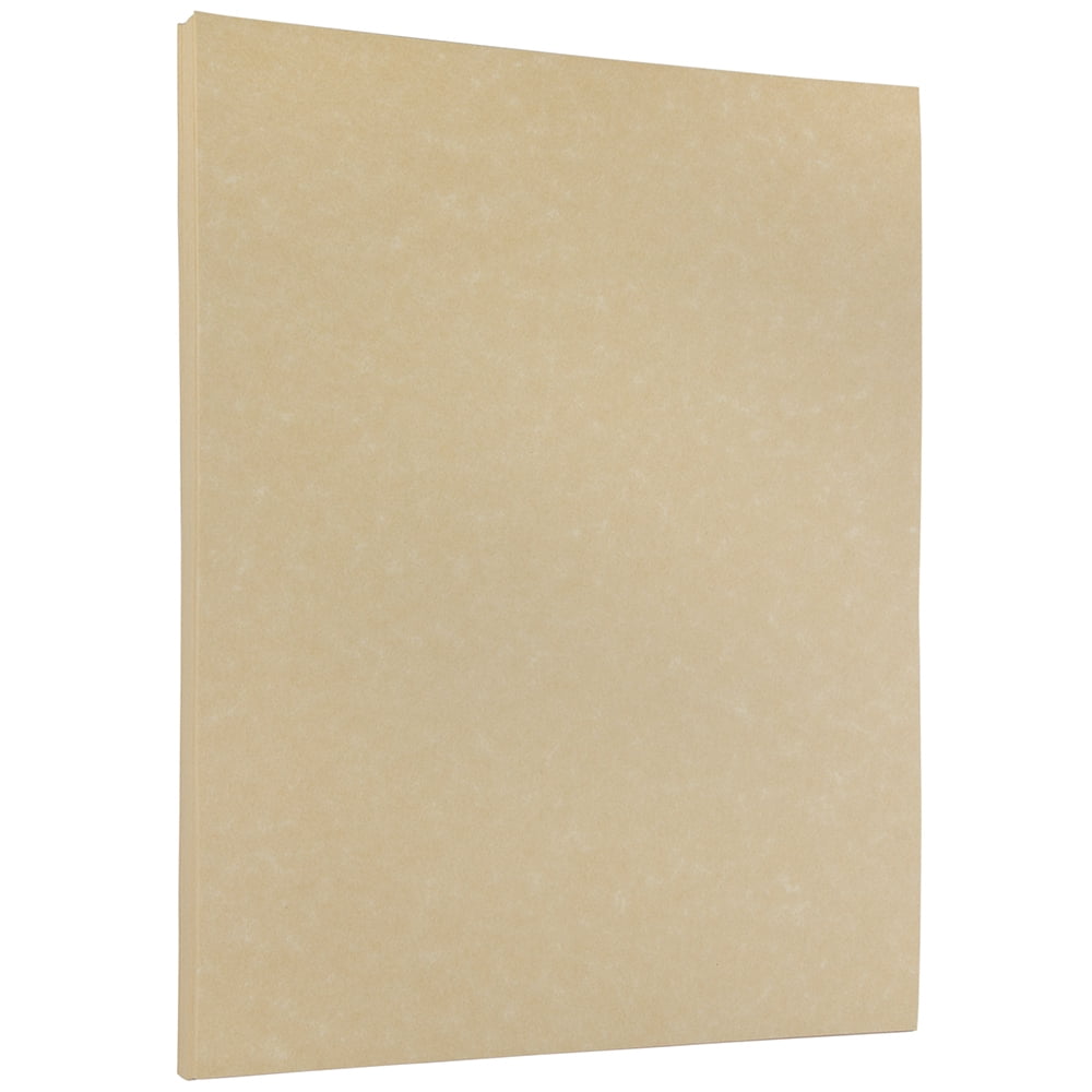 JAM Paper Parchment 24lb Paper, 8.5 x 11, Natural Recycled, 50 per Pack ...