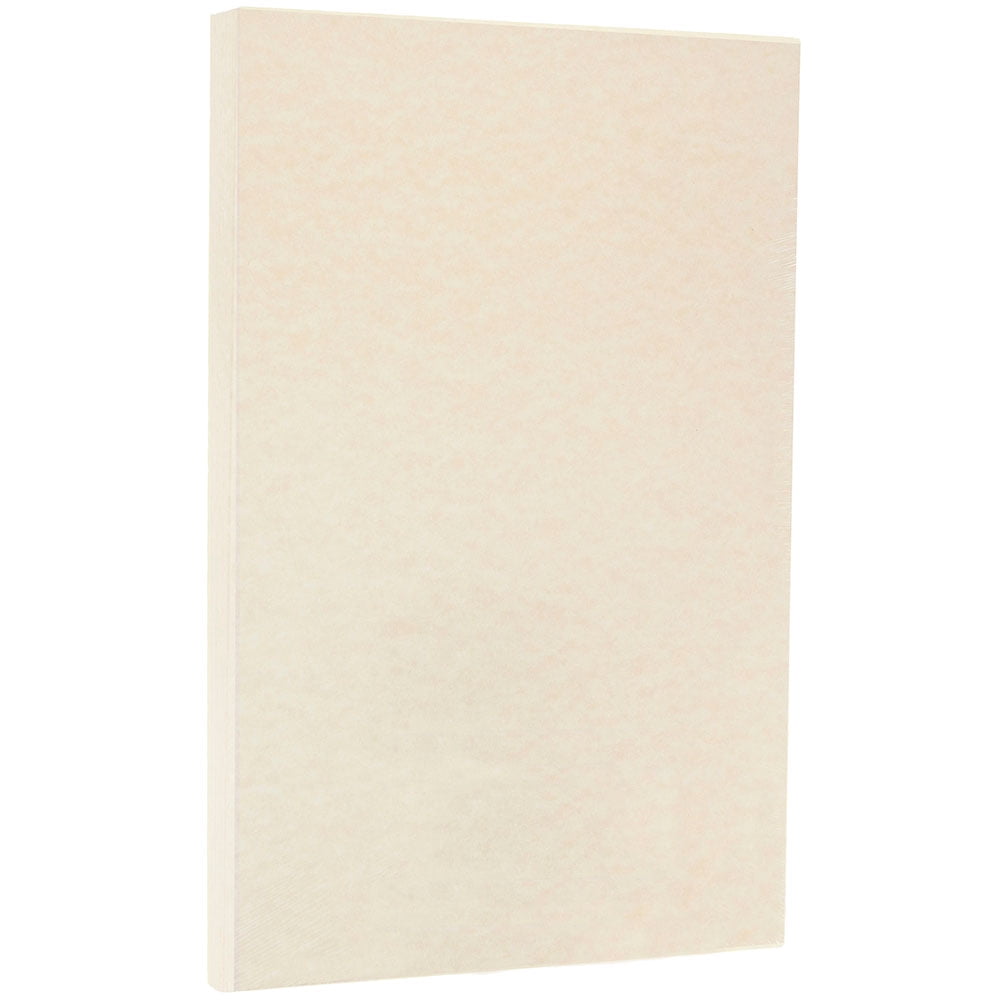 JAM Paper Parchment Legal Cardstock, 8 1/2 x 14, 50/Pack, 65lb Natural ...