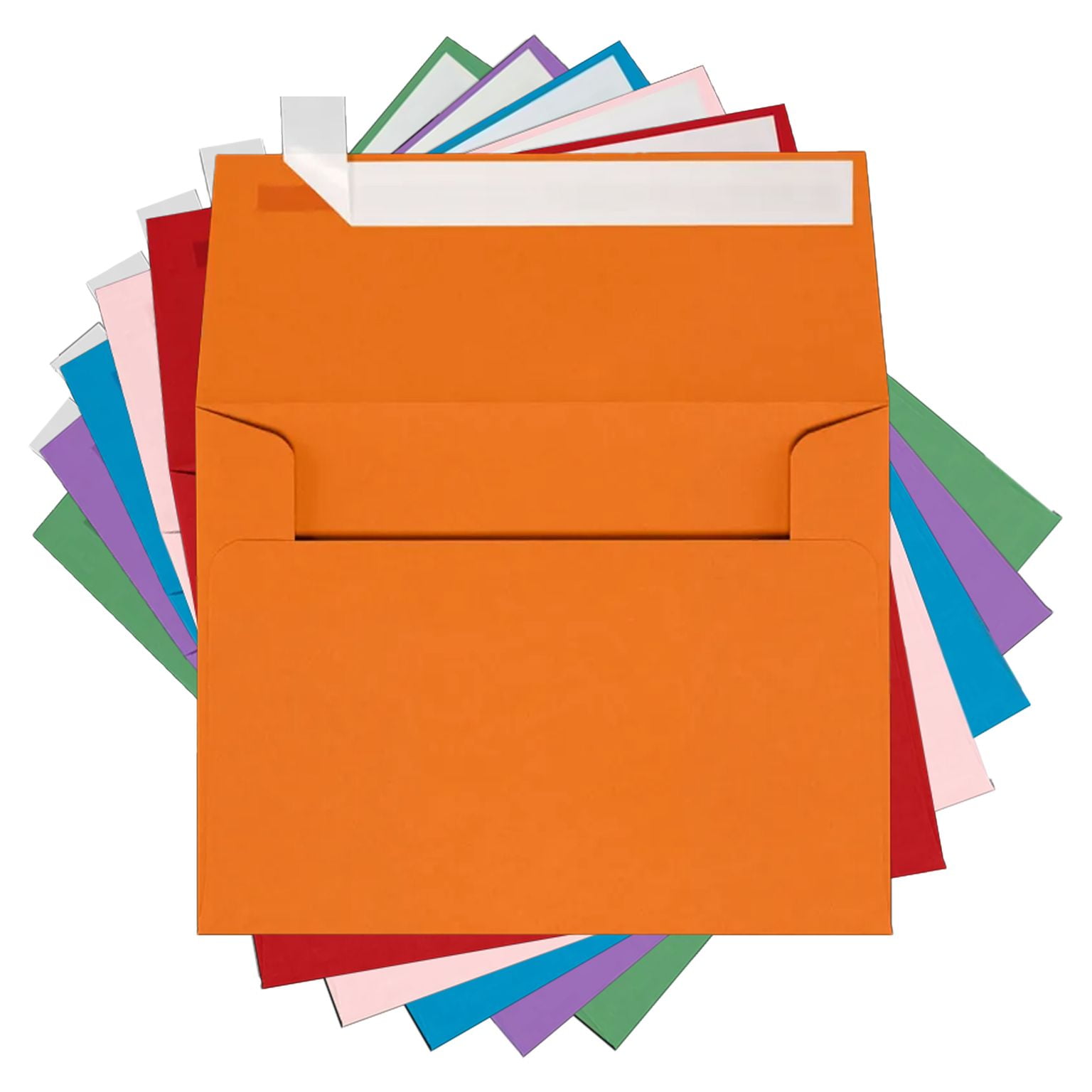 JAM Paper Peel & Seal A2 Envelopes, 4 3/8 x 5 3/4, Assorted, 150/Pack ...