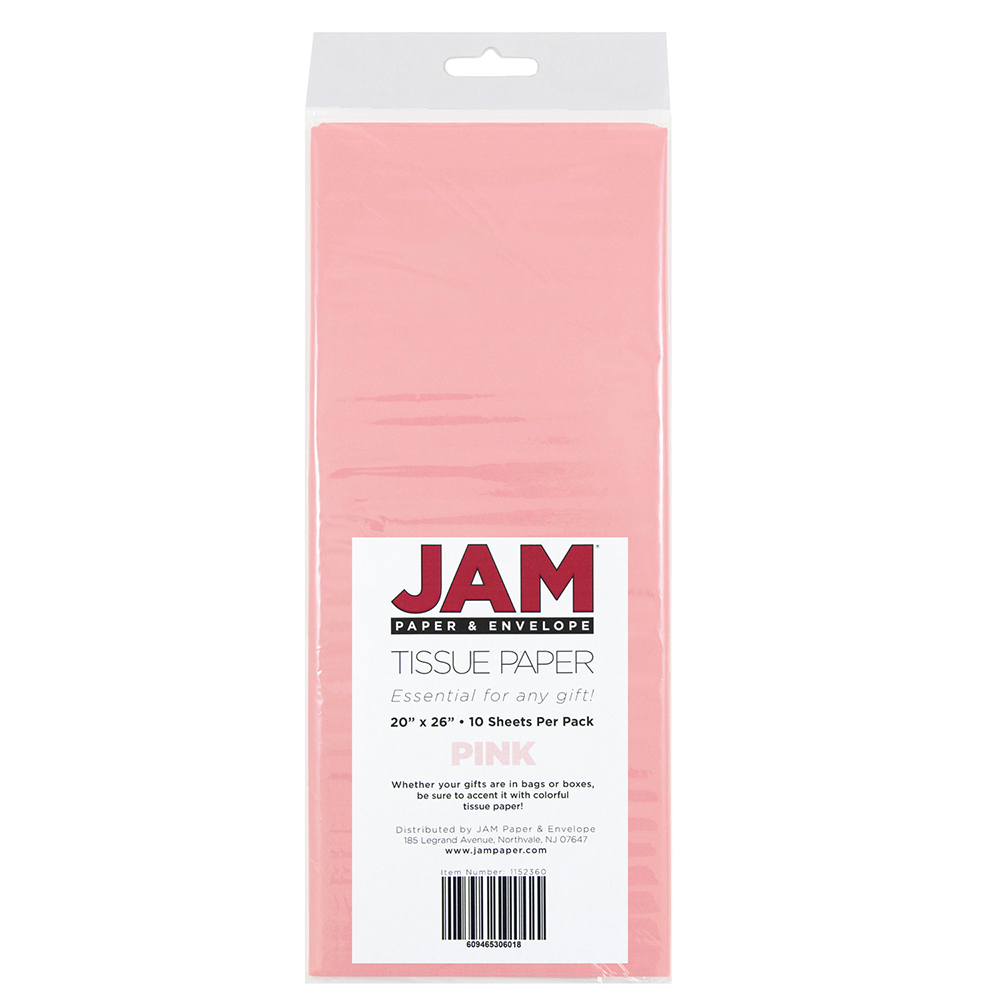 JAM Paper Pink Paper Gift Wrap Tissues, (20 Count) - Walmart.com