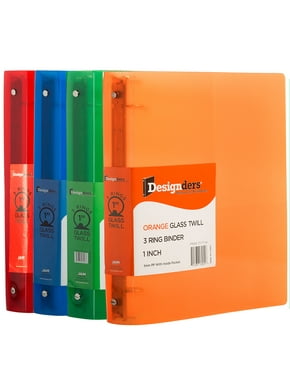 1 Inch Binders in Binder by Ring Size - Walmart.com