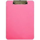JAM Paper Plastic Clip Board, Pink Clipboard, 1/Pack, 9 x 12.5 ...