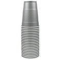 JAM Paper Plastic Cups, 16 oz, Silver, 20/Pack - Walmart.com