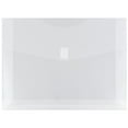 JAM Paper Plastic Envelopes with Hook & Loop Closure, 2" Expansion ...
