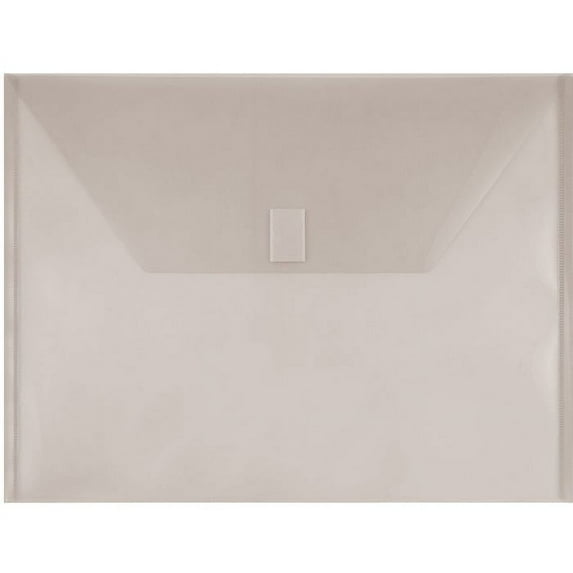 JAM Paper Plastic Envelopes with Hook & Loop Closure, Letter Booklet, 9 ...