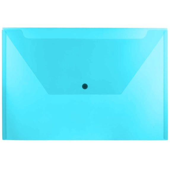 JAM Paper Plastic Envelopes with Snap Closure, Legal Booklet, 9 3/4 x ...