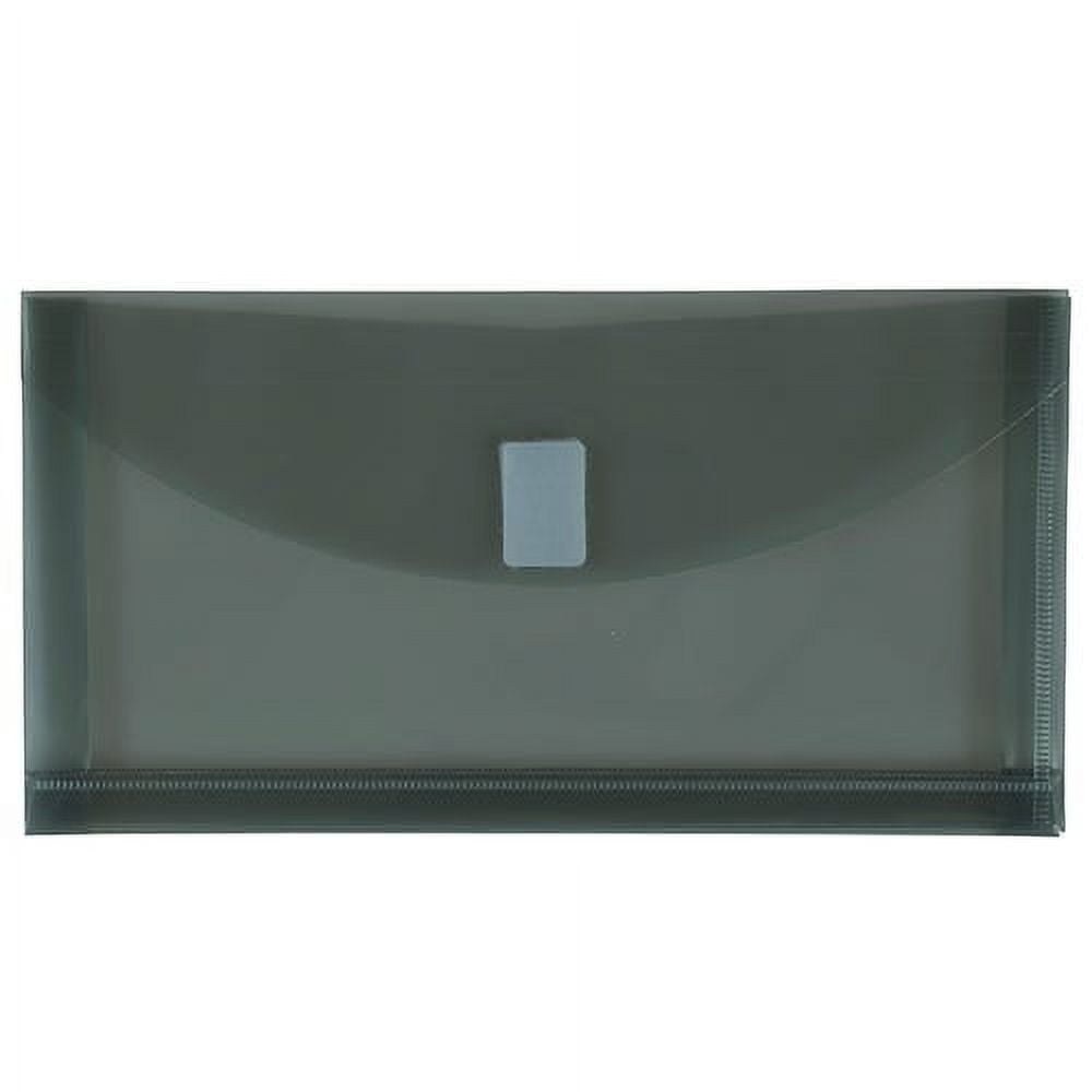 JAM Paper Plastic Expansion Envelopes, Hook & Loop Closure, #10 Booklet ...