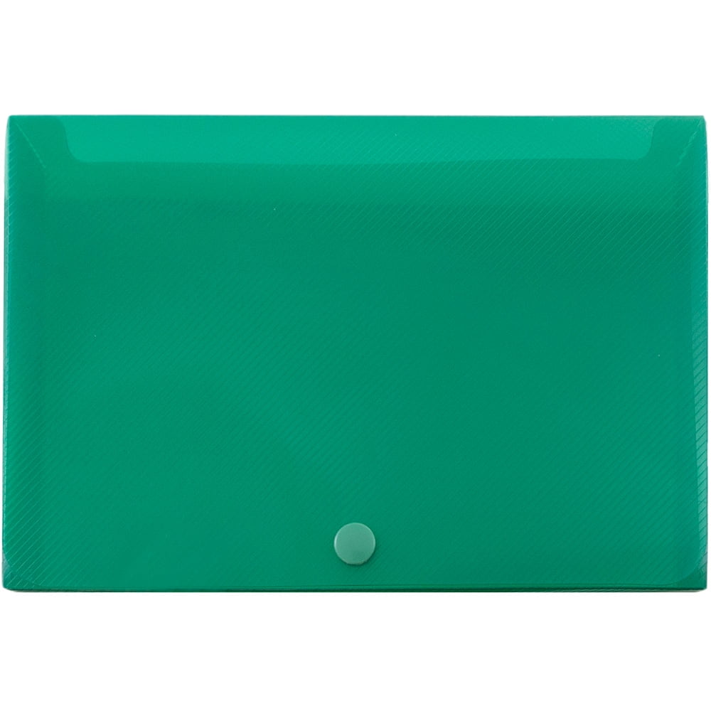 JAM Paper Plastic Office Index Card Case, 8.4x5.8x1.4, 1/Pack, Green ...