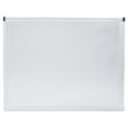 JAM Paper Plastic Zip Envelopes, 9.75 x 13, Clear, 12/Pack - Walmart.com