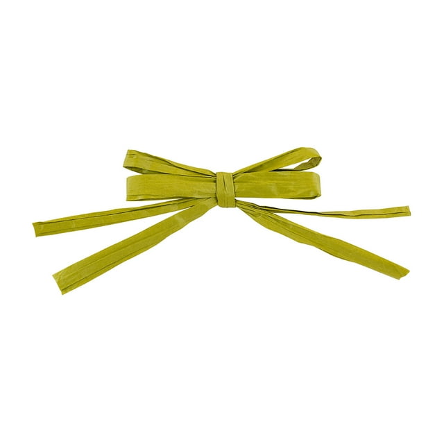 JAM Paper Raffia Twist Tie Bows, Basil Green, 1/4 inch, 100/Pack ...