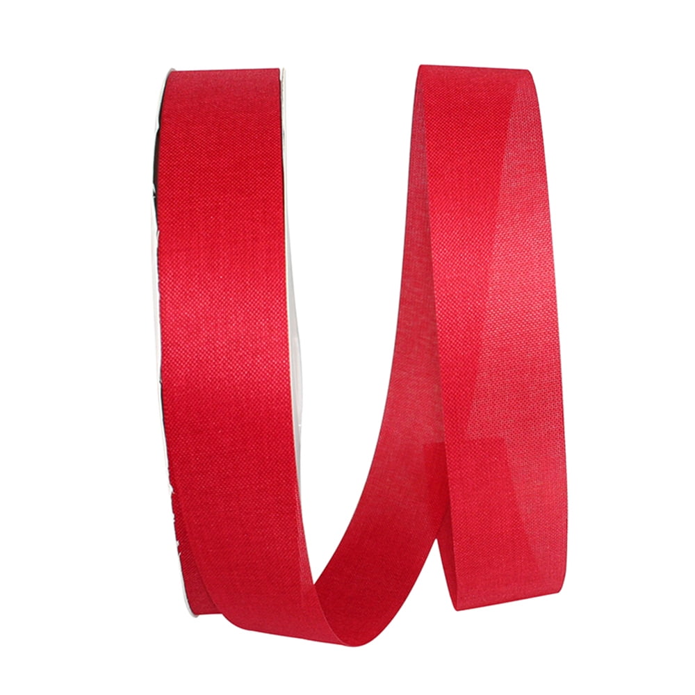 JAM Paper Red, Linen, 1.375 in x 100 yd, 1/Pack - Walmart.com