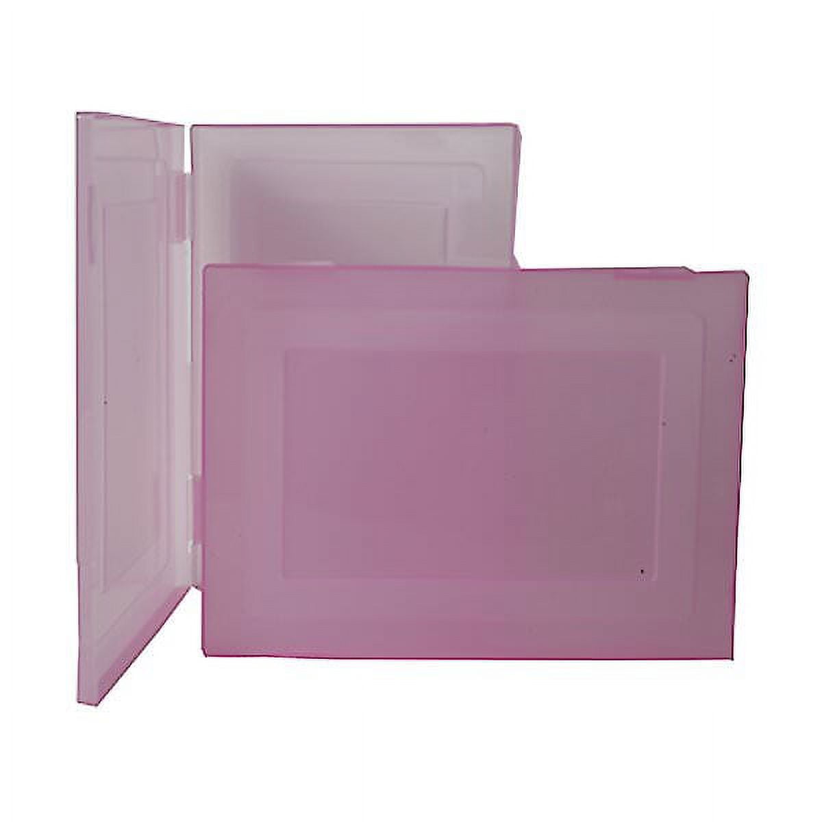JAM Paper See Through Portfolio, 9x12.5x.75, Pink, 1/Pack - Walmart.com