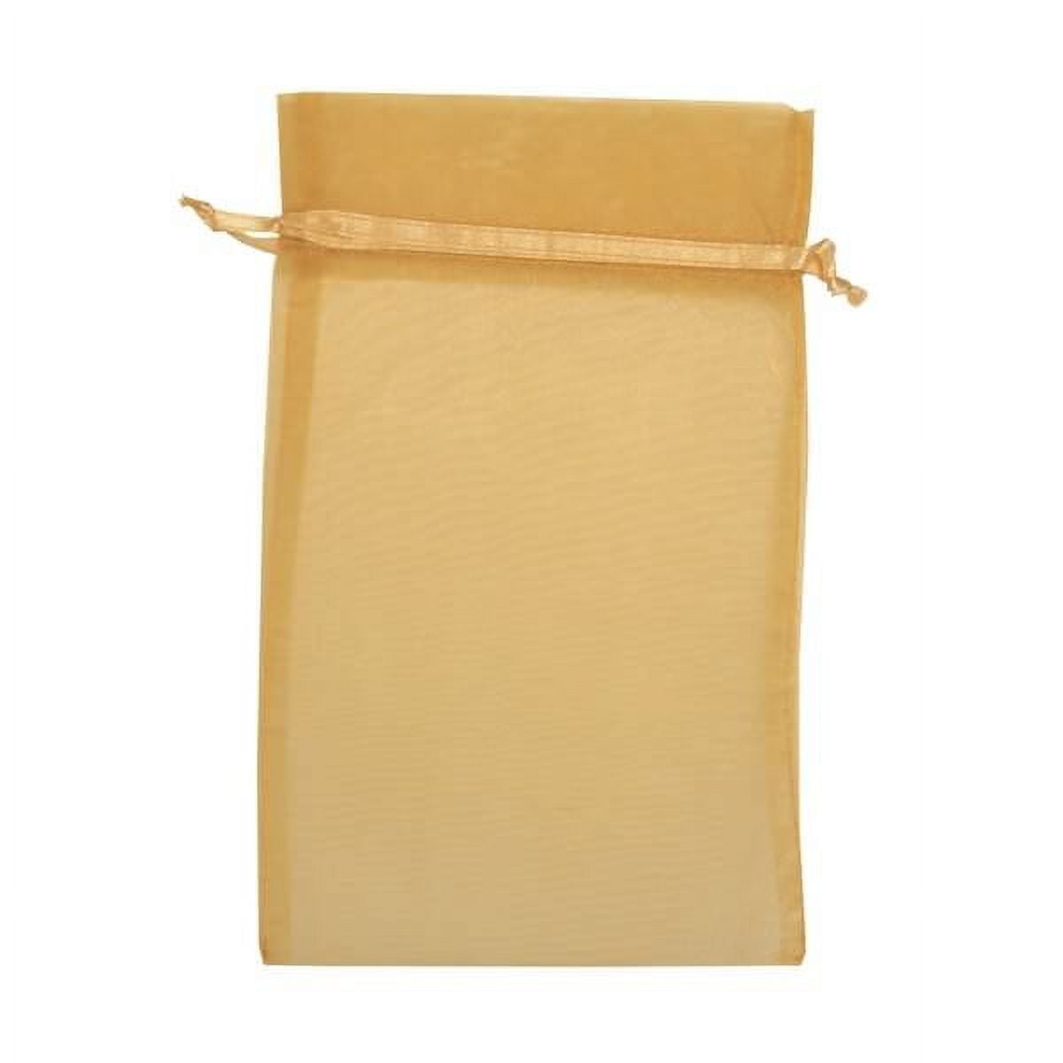 JAM Paper Sheer Bag, Large, 5 12/" x 9", Gold, 96/pack - Walmart.com