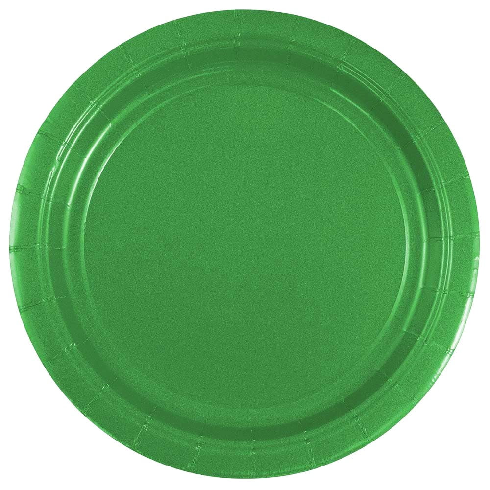 JAM Paper Small Round Paper Plates, Green, 7", 50 per Pack - Walmart.com
