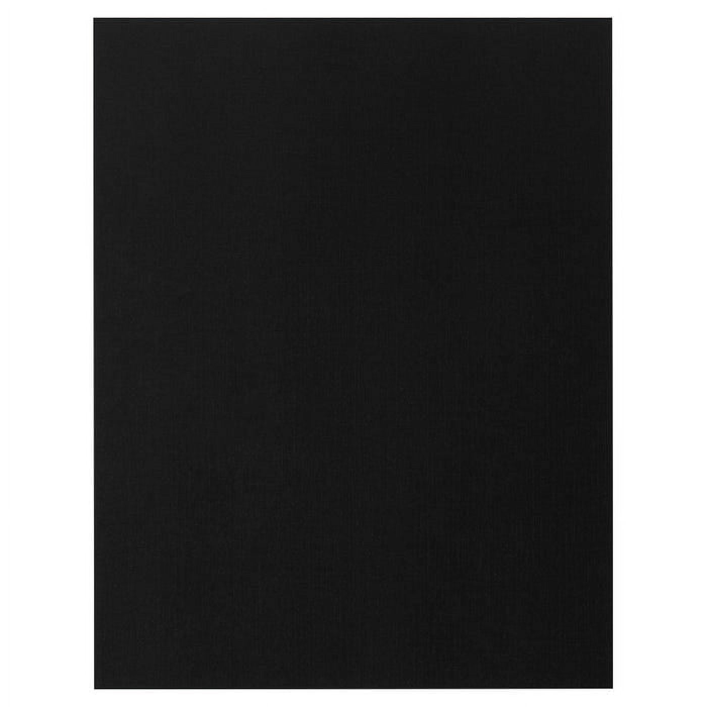 JAM Paper Solid Colors, 8 1/2 x 11, Black Linen, 100lb, 250 Per Pack ...