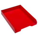 JAM Paper Stackable Paper & Letter Trays, Red, 1 per Pack - Walmart.com
